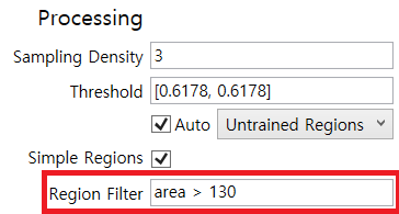 Red Analyze Tool Filter Variables
