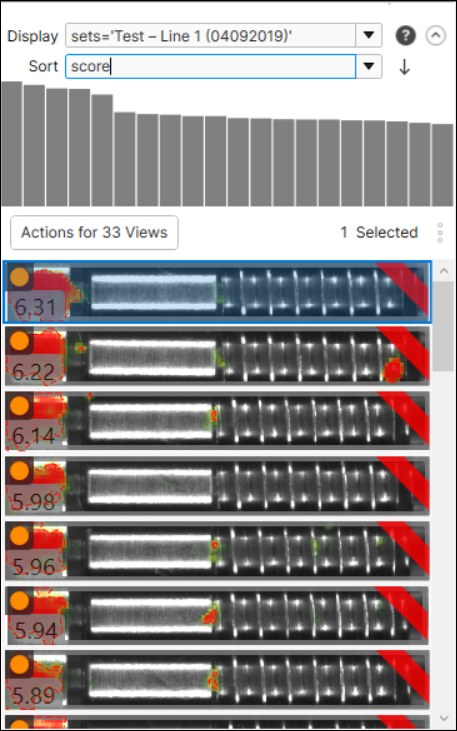 Filter or Sort an Image Sample Set