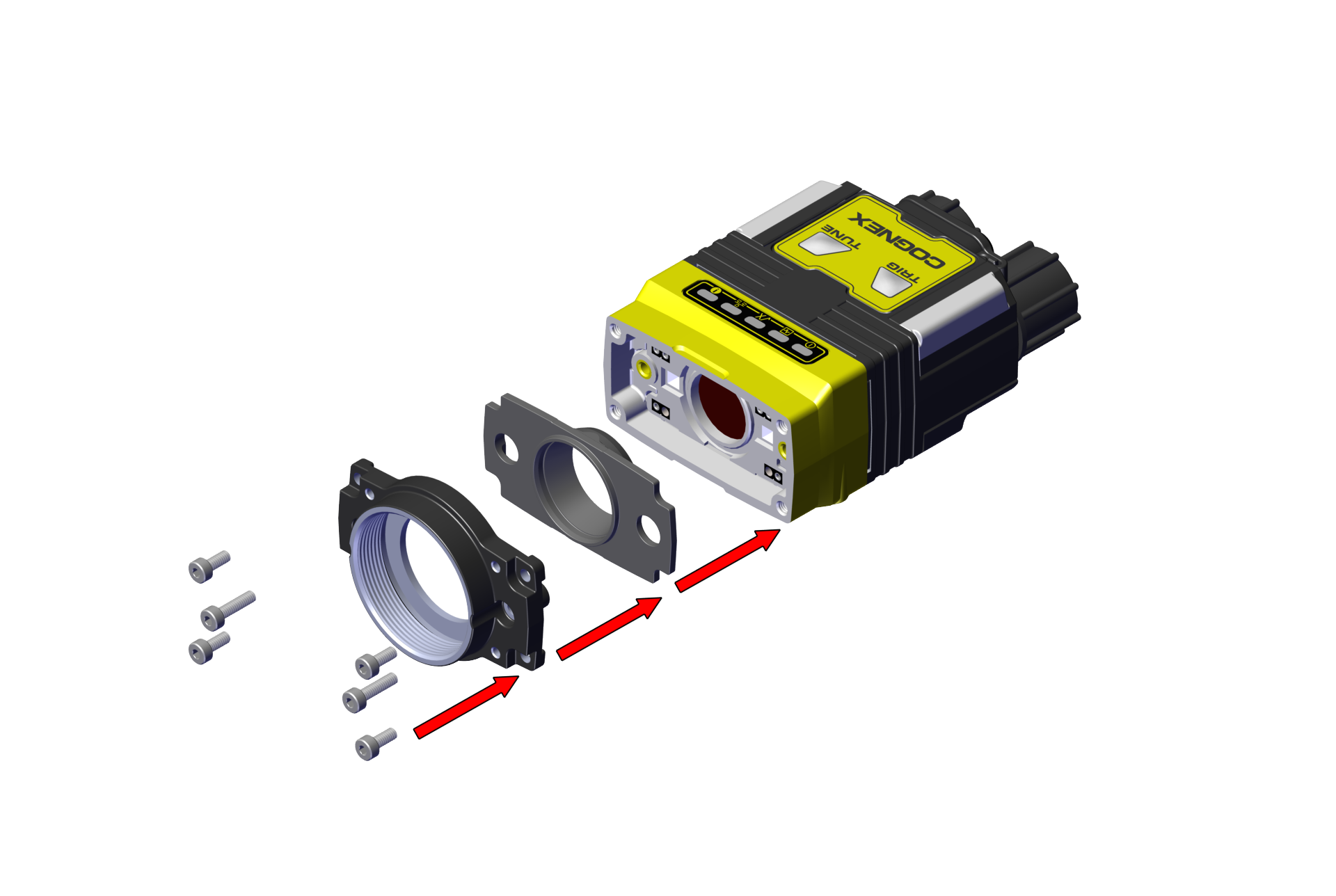 DataMan 280 Installing C-Mount Lens