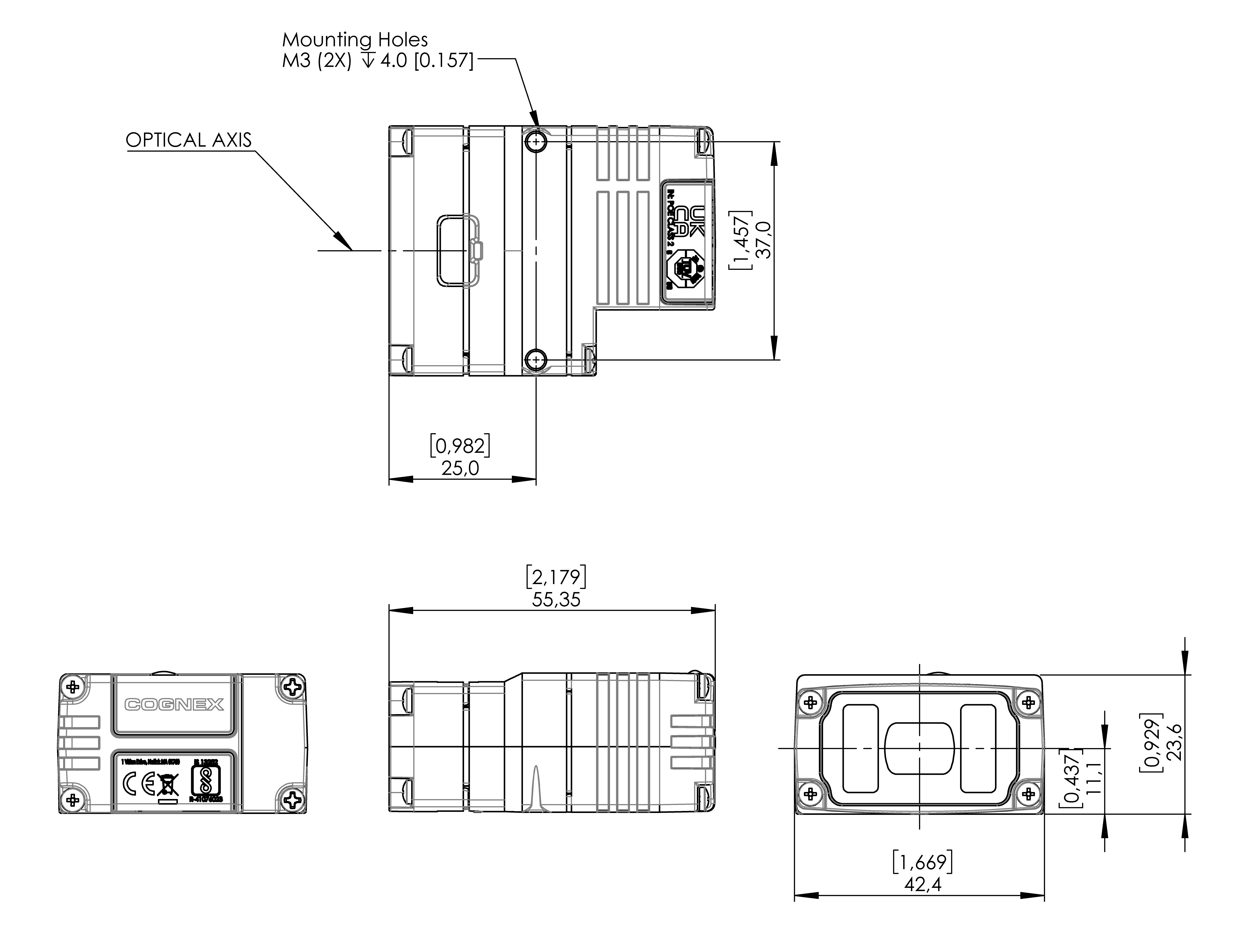 DataMan 80-PoE with 6.2 mm Lens