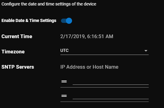 Date & Time