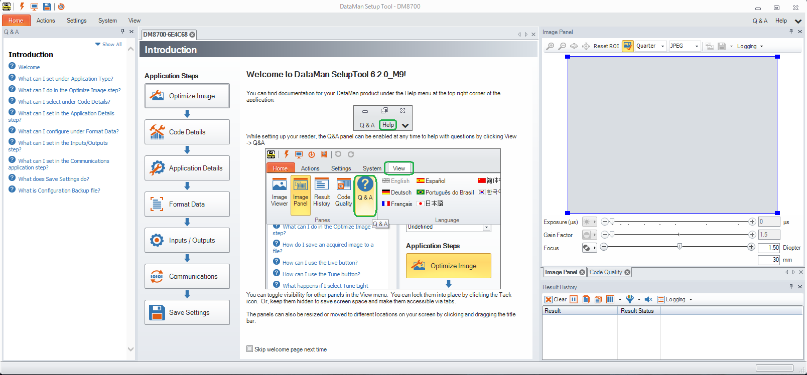 Setting Up the Reader