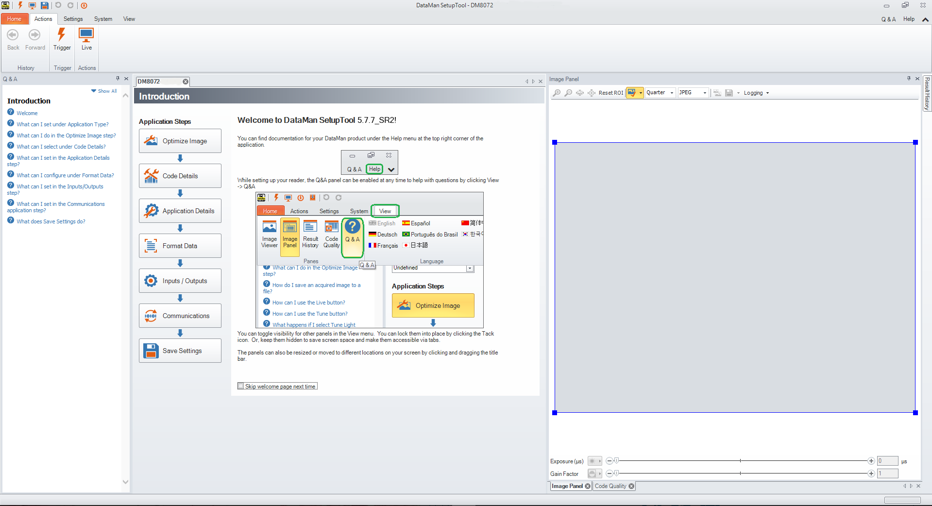 Setting Up the Reader