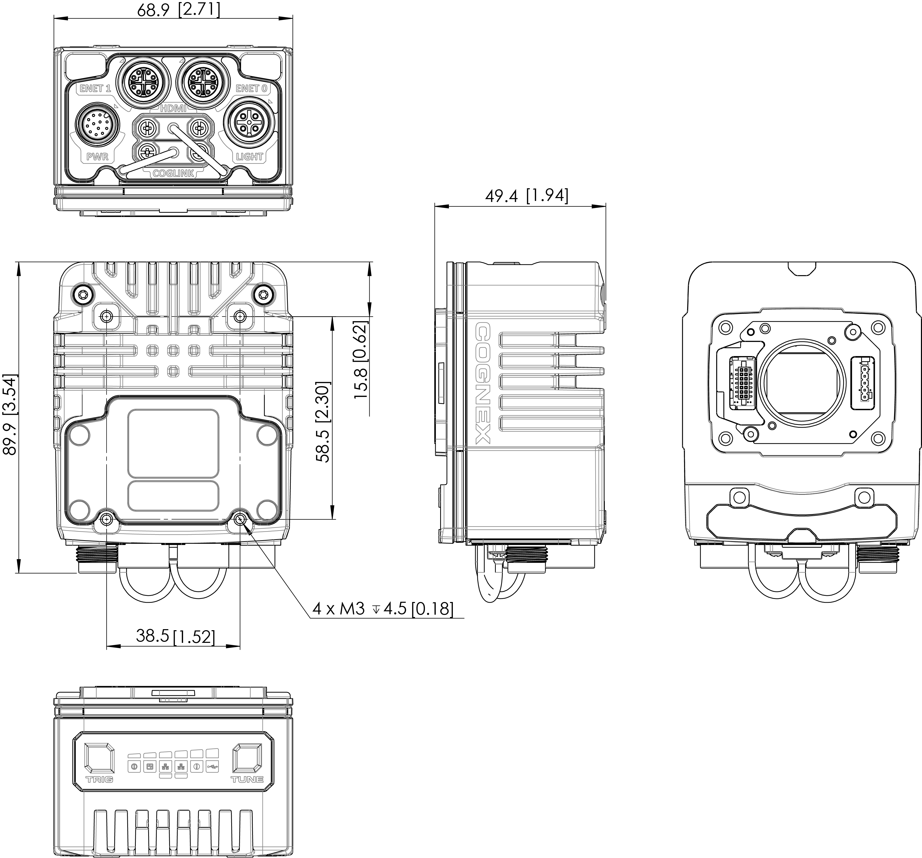 In-Sight 3800 - Smart Camera Only