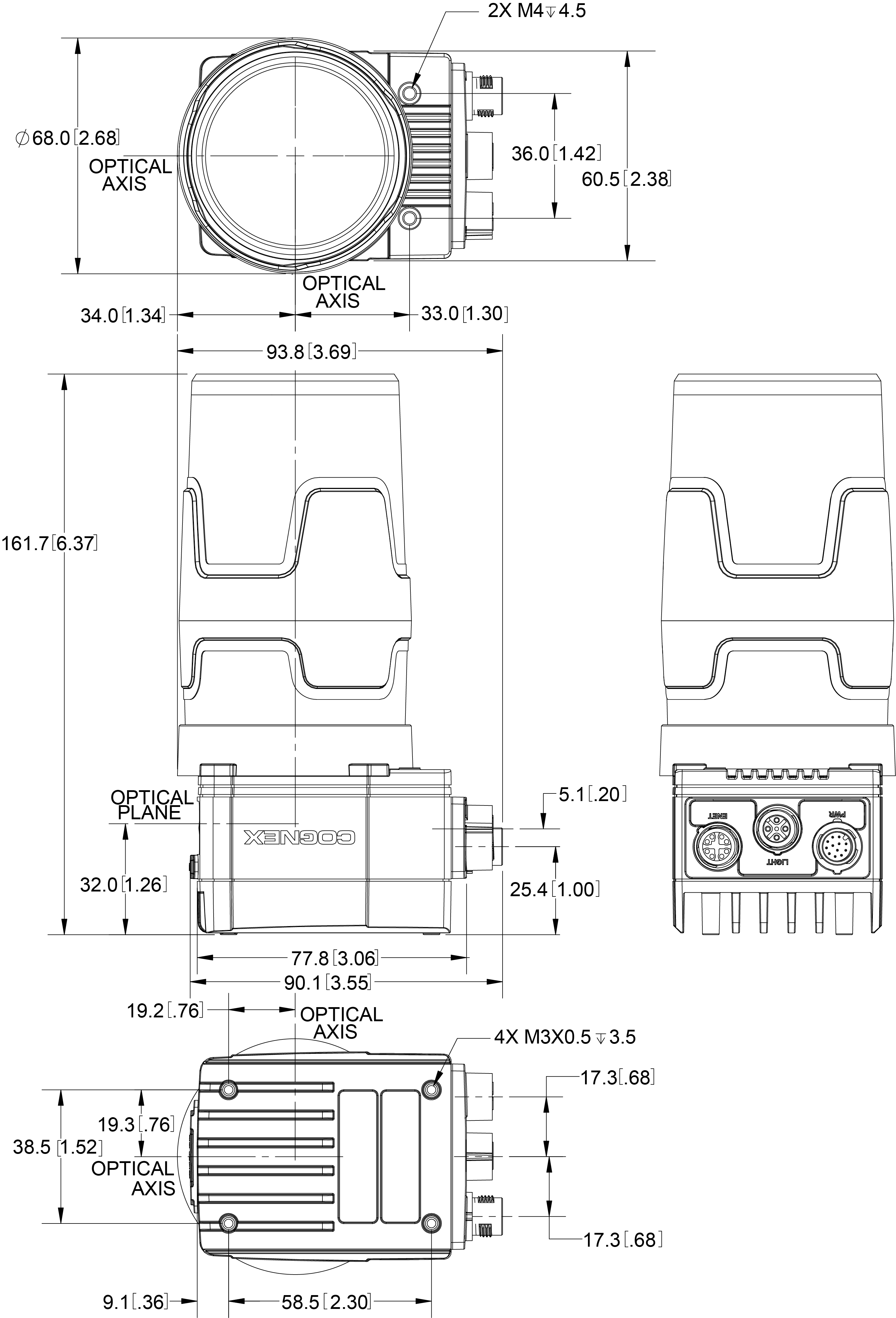 7902P/7905 Vision System with Cover (COV-7000-CMNT-LG) and Extender ...
