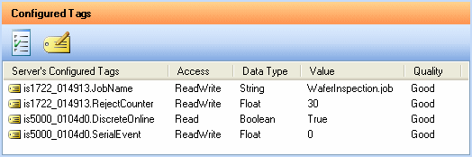 Configured Tags (Server Runtime)