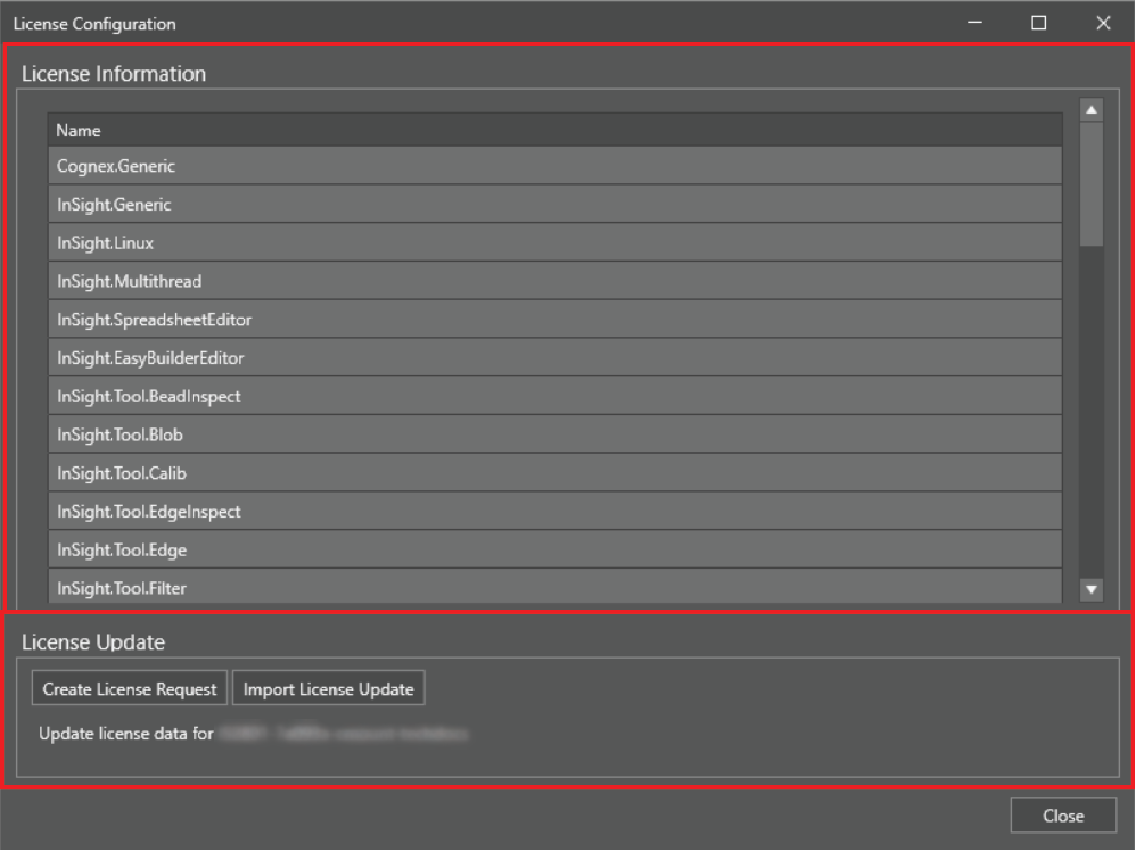 License Configuration