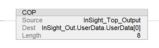 Senden von Daten an ein In-Sight Vision-System