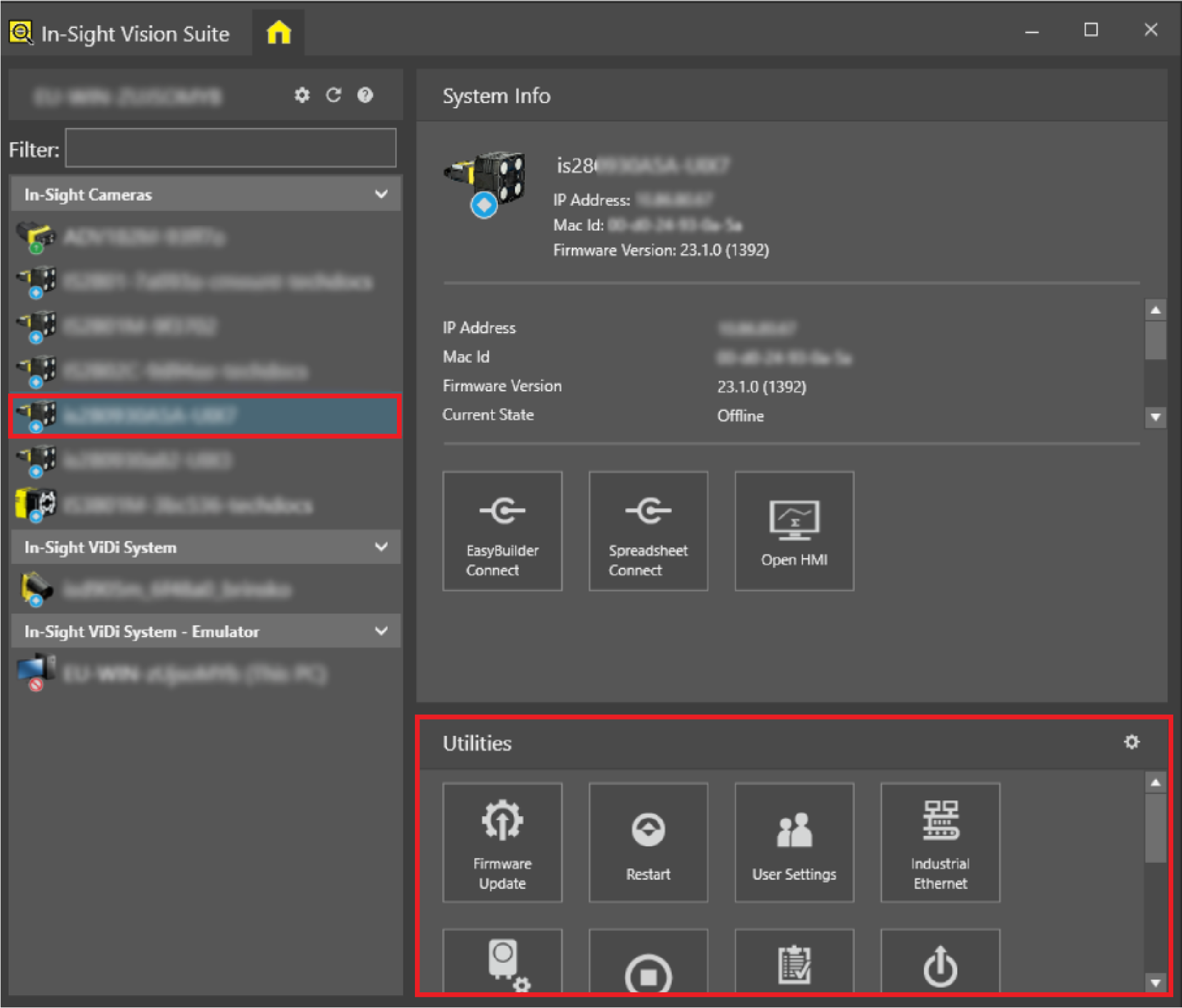 View Files Stored on the In-Sight Vision System