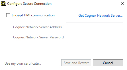 Configure Secure Connection