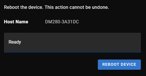 Reboot Device